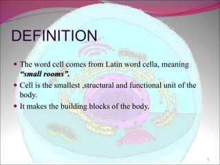 Cell structure & function | PPT