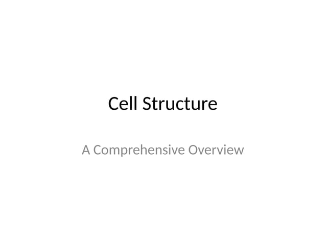 Cell_Structure_function Presentation.pptx