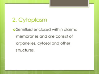 Cell structures and functions | PPTX