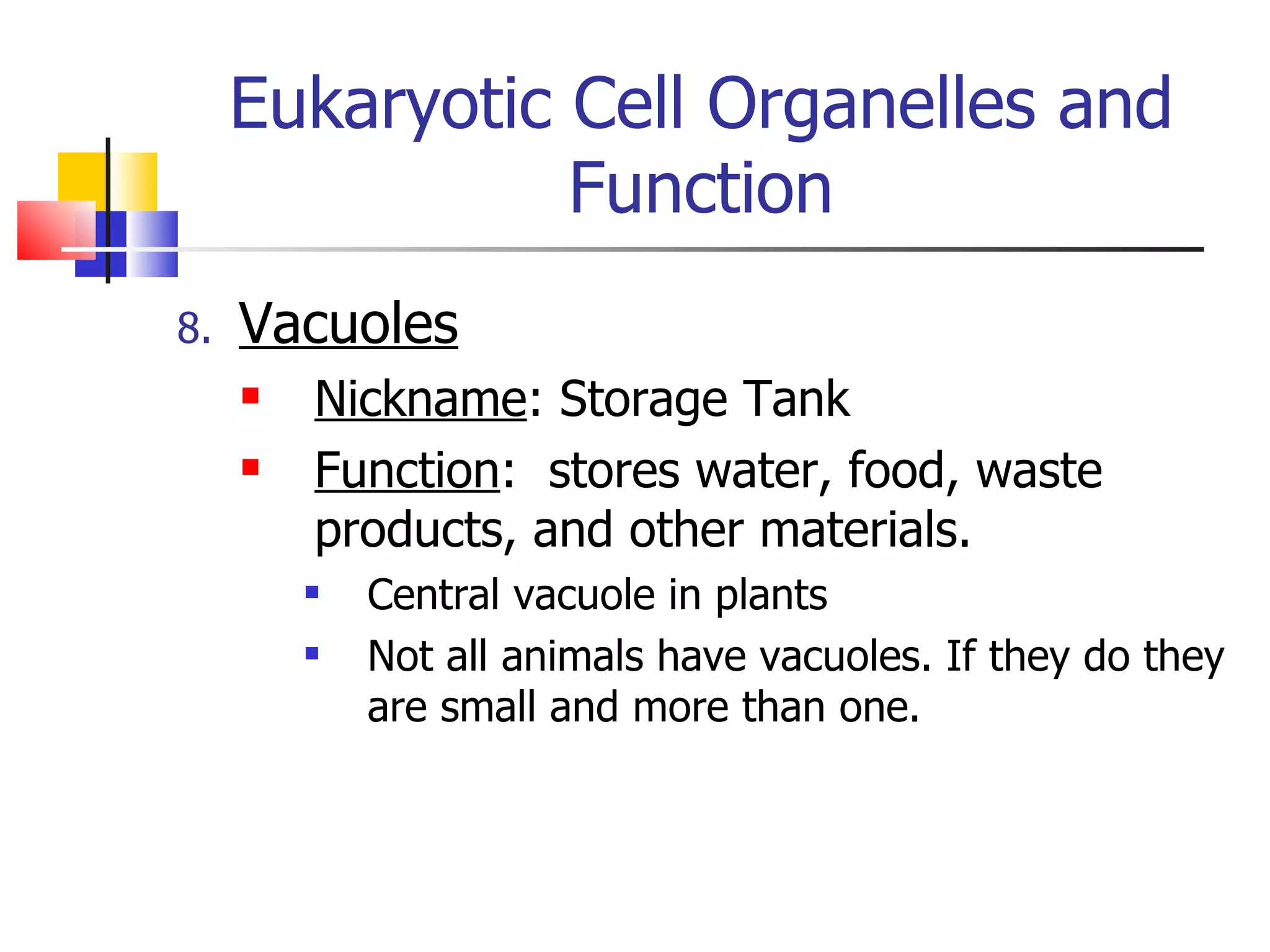 Cell Structures, Functions And Transport | PPT