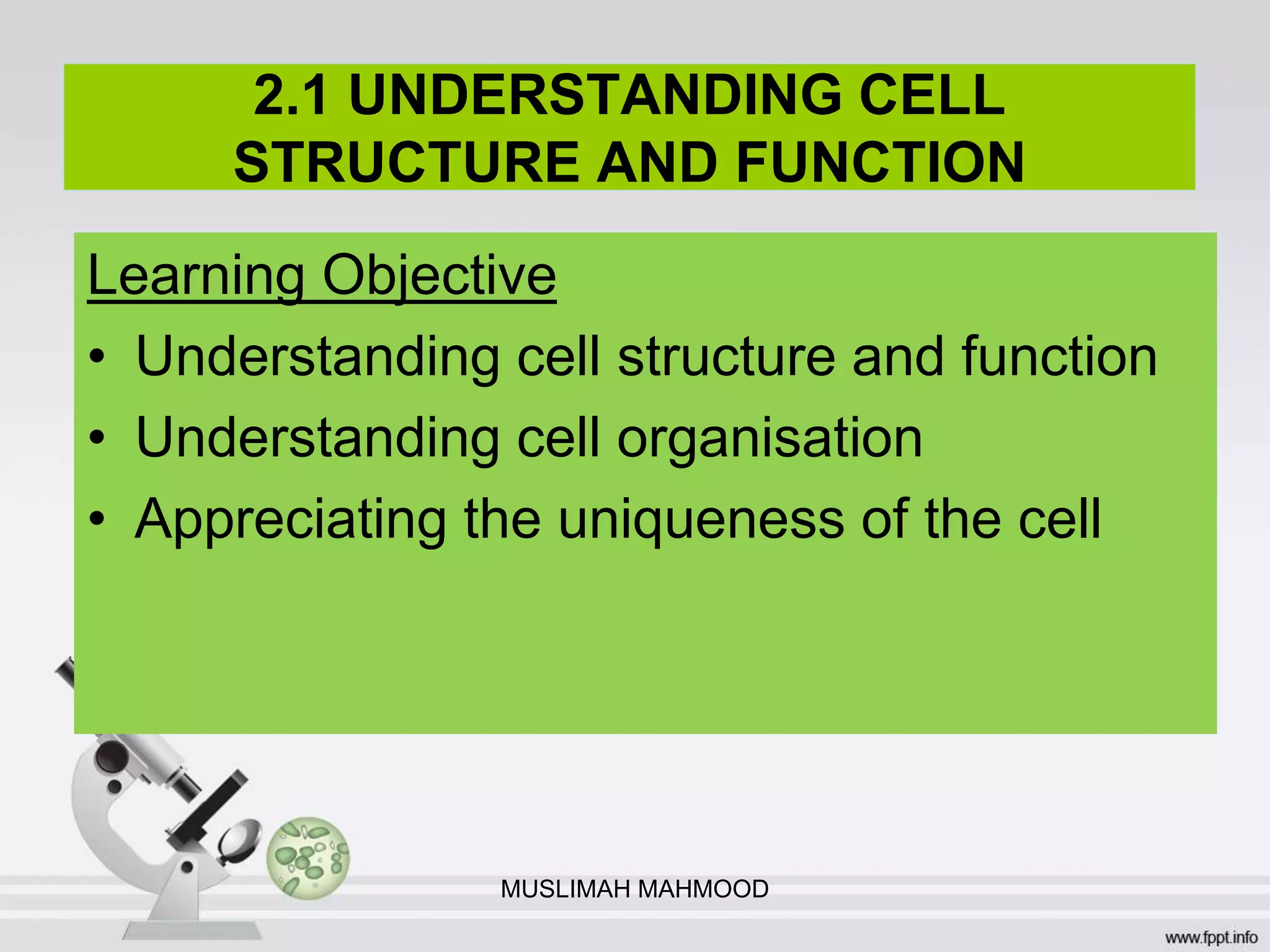 Cell structure | PPT