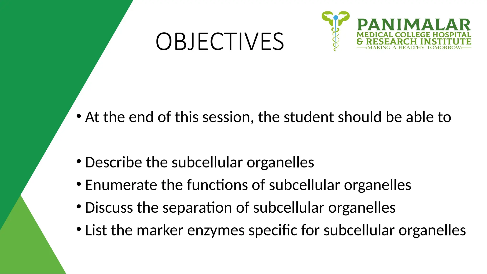 CELL & SUBCELLULAR ORGANELLES.pptx for mbbs | PPTX