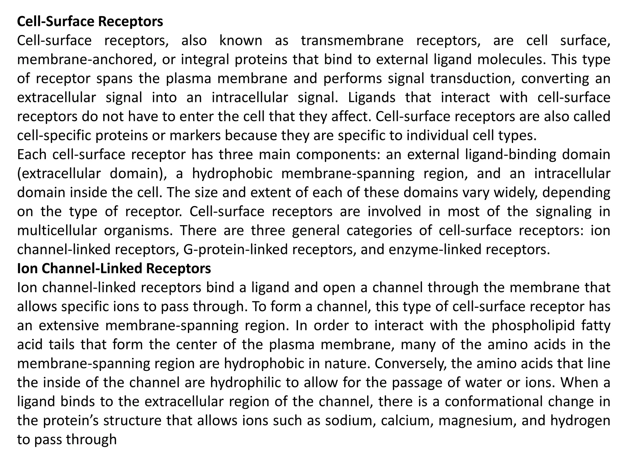 Types of receptors | PPTX