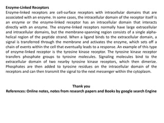 Types of receptors | PPTX