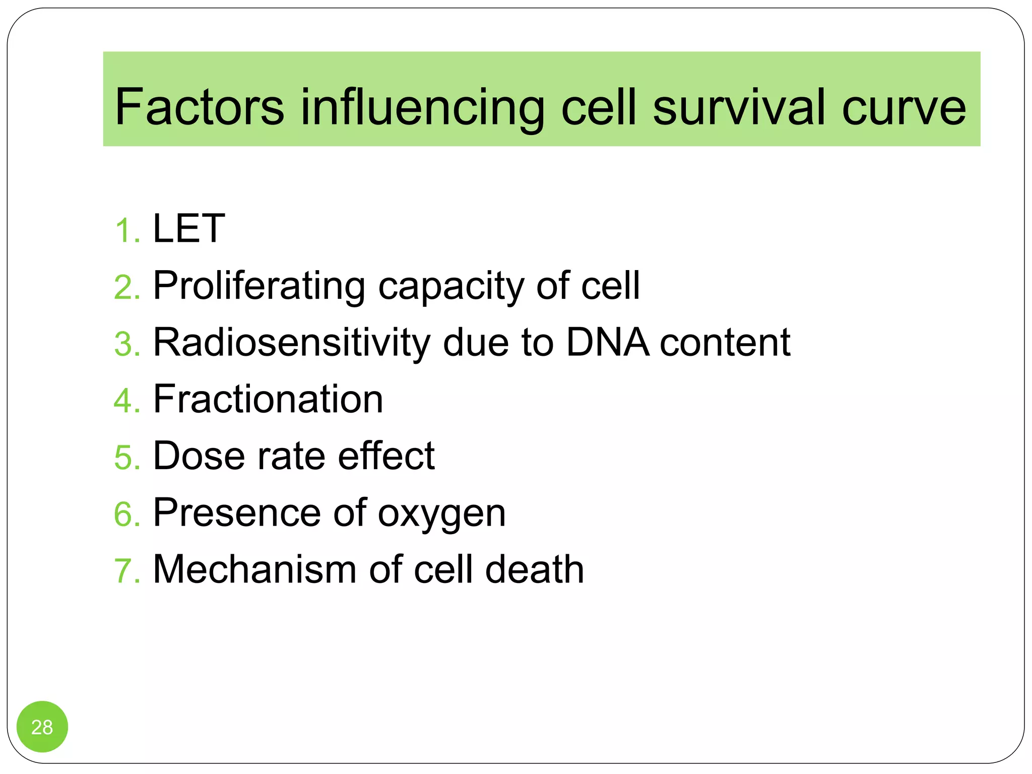 Cell survival curve | PPTX