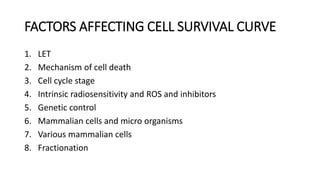 Cell survival curve | PPTX