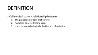 Cell survival curve | PPTX
