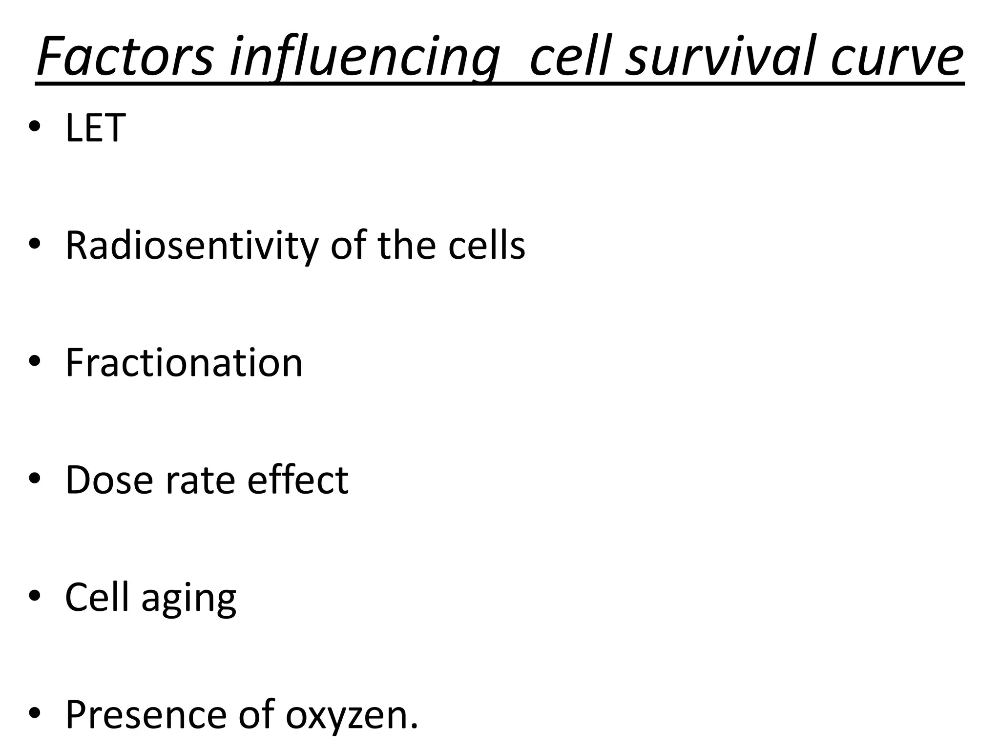 Cell survival curve ppt. | PPTX