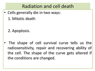Cell survival curve ppt. | PPTX