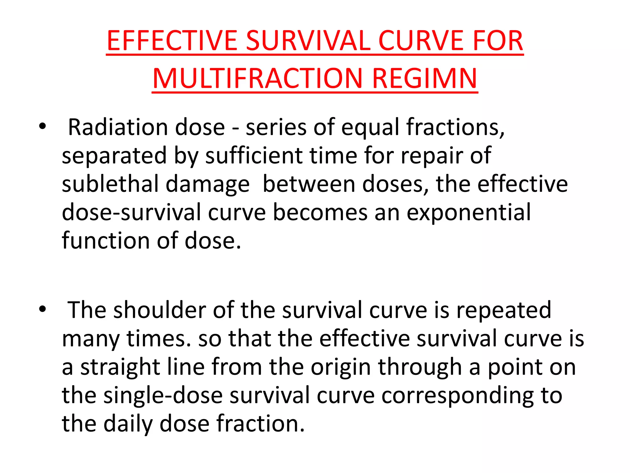 Cell survival curves- Radiobiology | PPTX