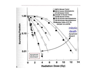 Cell survival curves- Radiobiology | PPTX