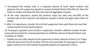 Cell suspension culture | PPTX
