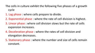 Cell suspension culture | PPTX