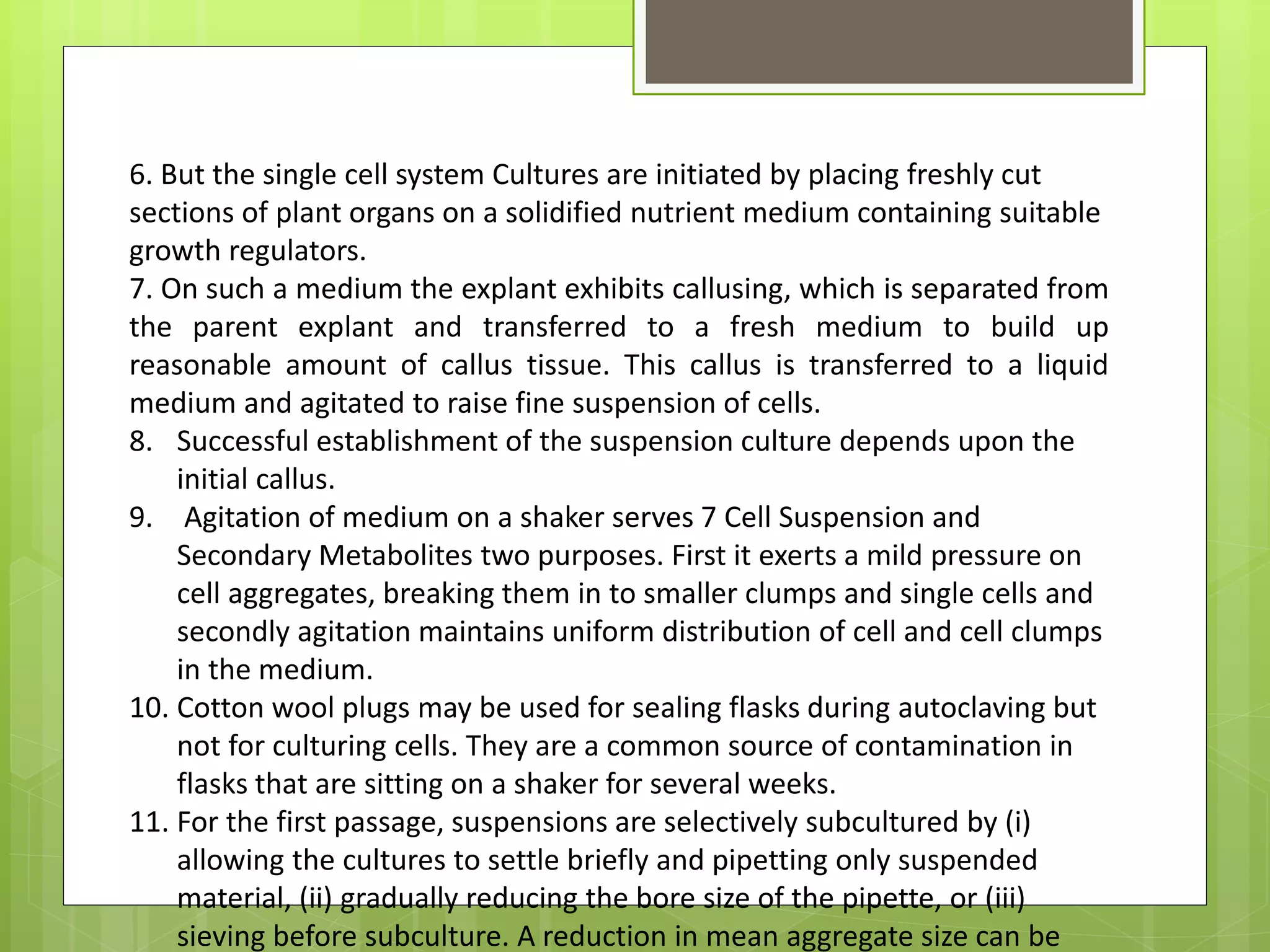 CELL SUSPENSION CULTURE AND SECONDARY METABOLITES.pptx
