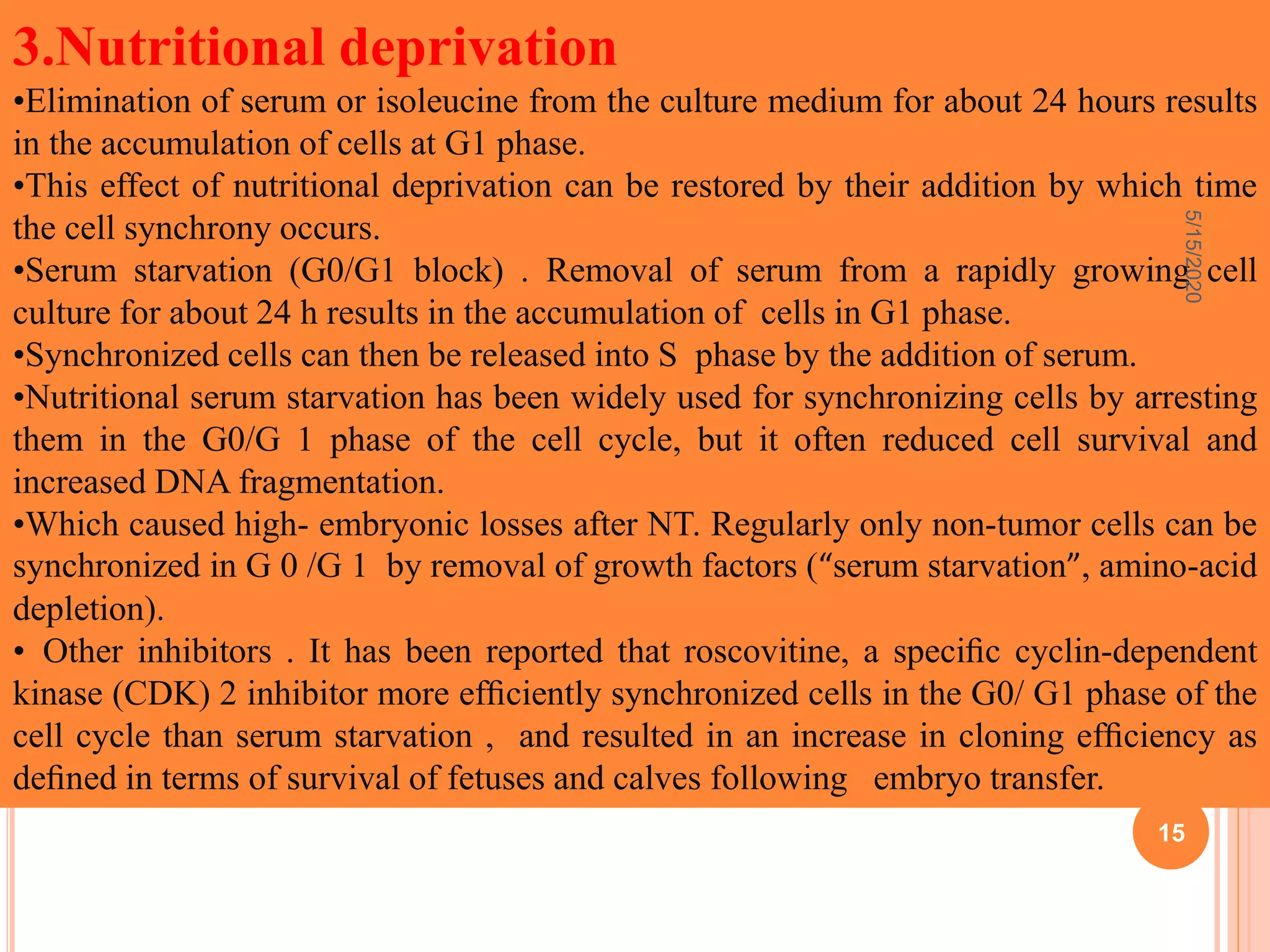Cell synchronization | PPTX
