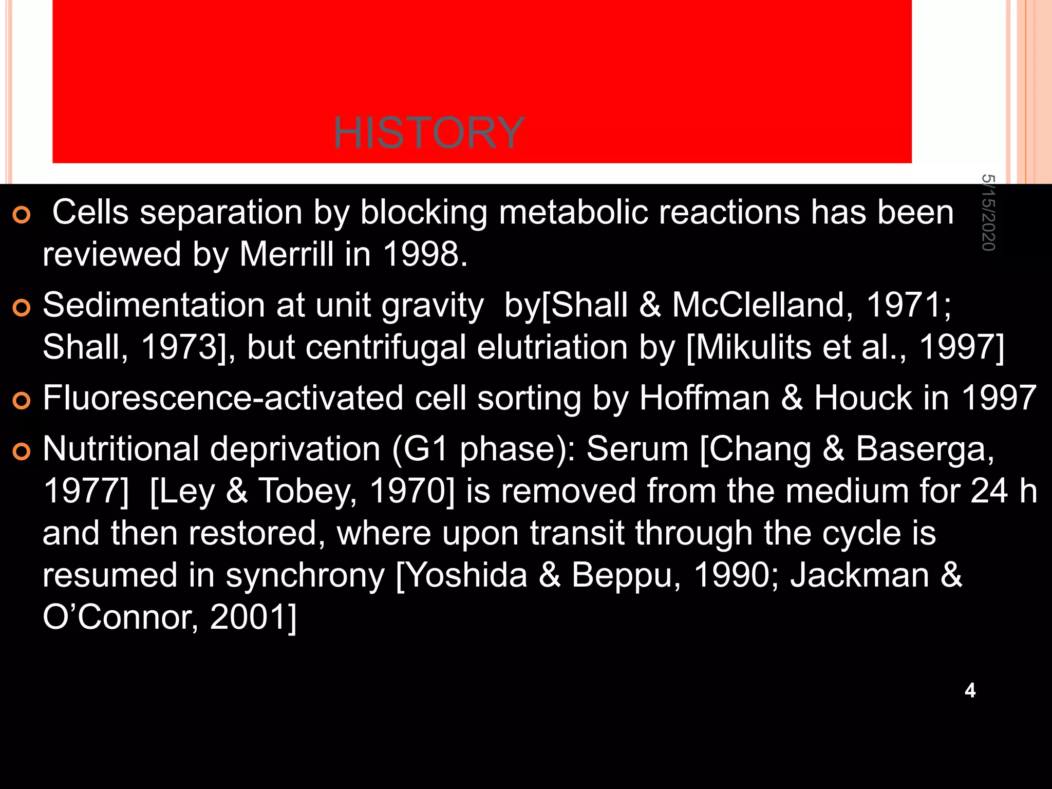 Cell synchronization | PPTX