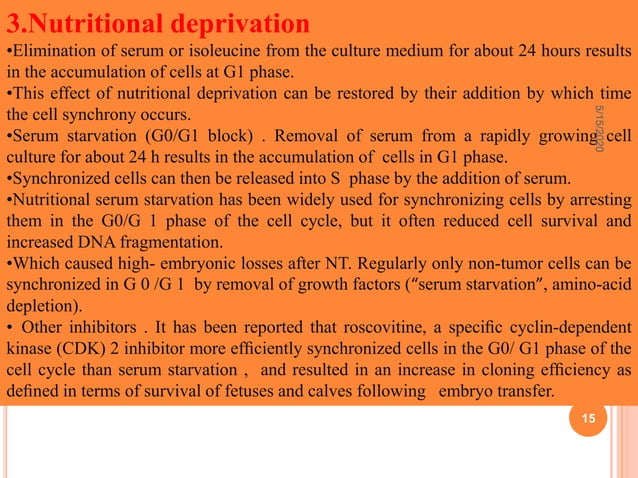 Cell synchronization | PPTX