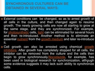 Cell synchronization | PPTX