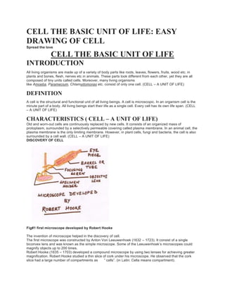 CELL THE BASIC UNIT OF LIFE.docx