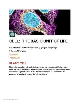 CELL THE BASIC UNIT OF LIFE(Biology).pdf