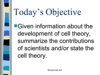 Cell theory | PPT