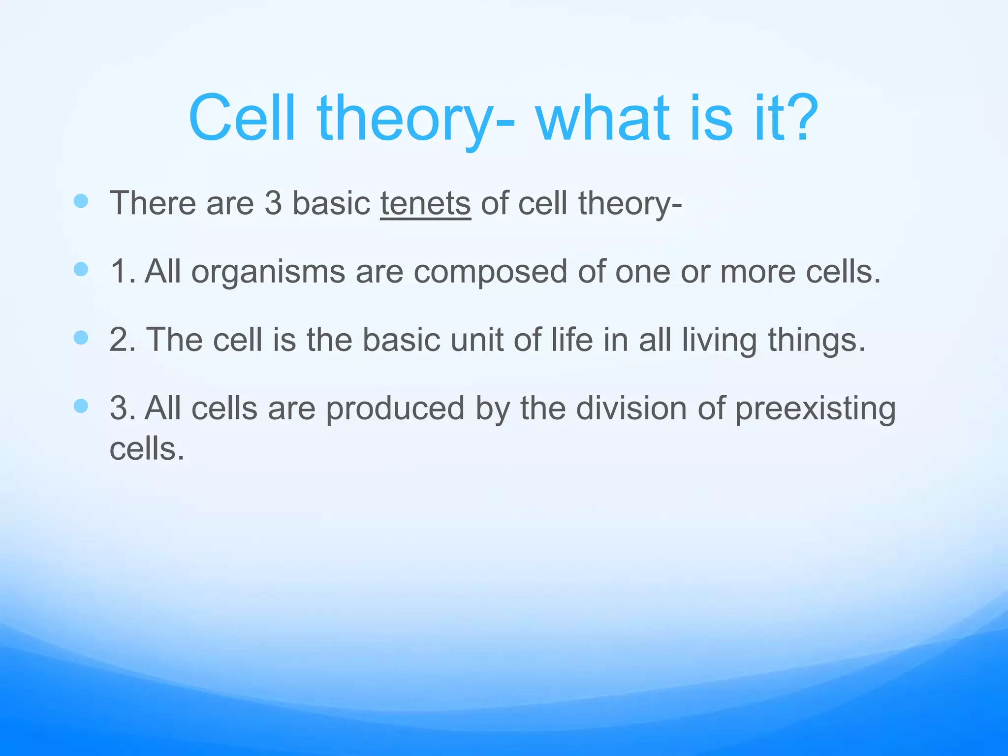 Cell Theory | PPTX