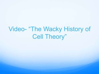 Cell Theory | PPTX