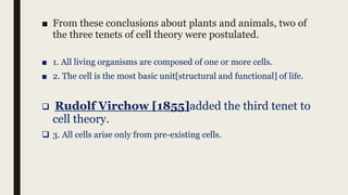 Cell theory | PPTX