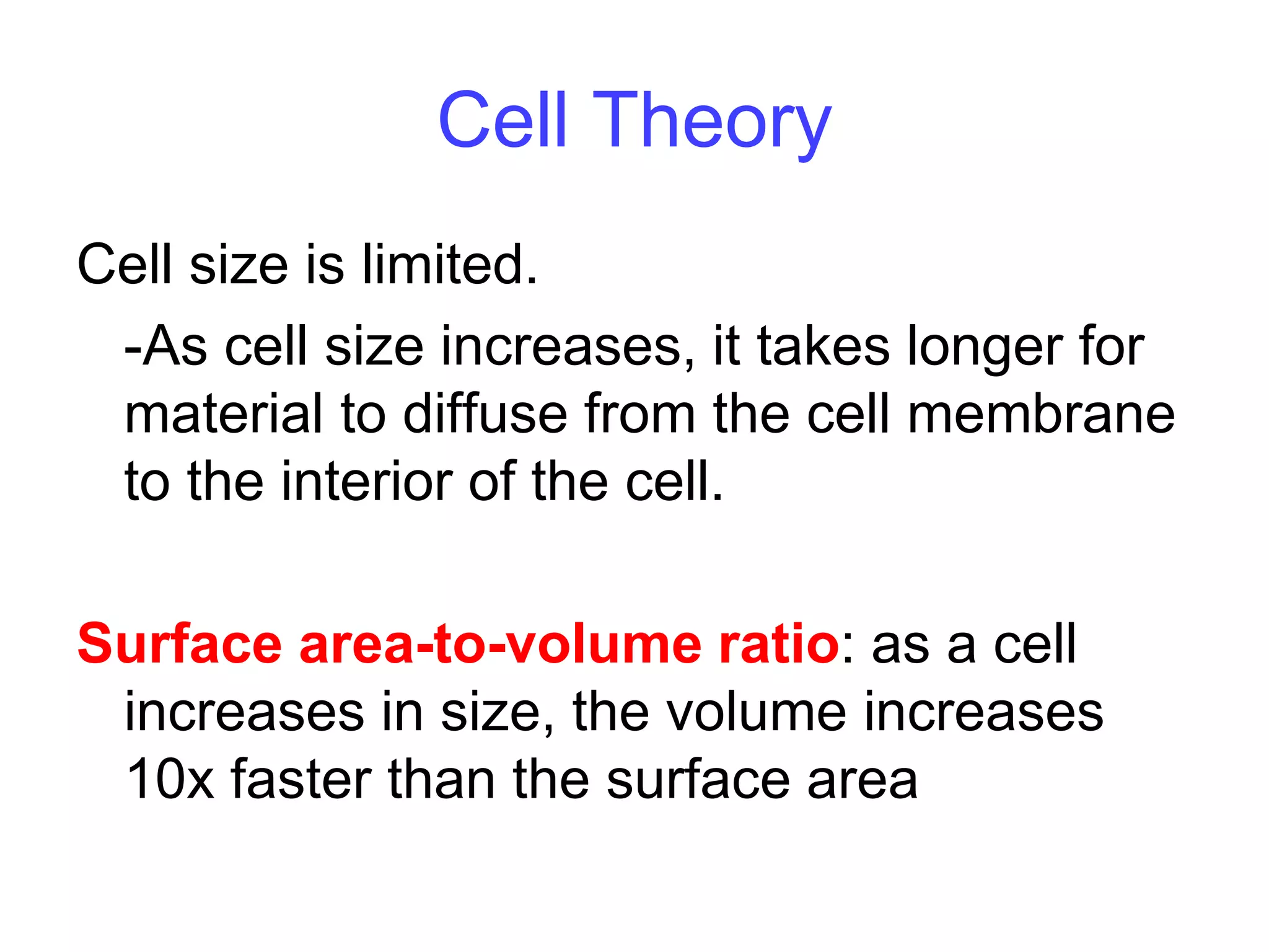 Additional Notes: Cell theory | PPT