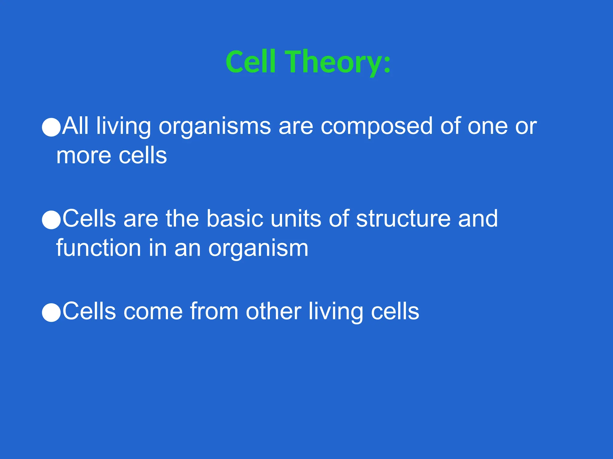 Cell Theory. History and Developmentpptx | PPTX