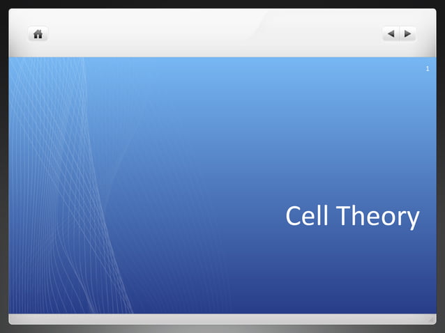 Cell Theory and Cell Basics 2014 | PPT