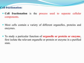 Cell theory cell fraction | PPT
