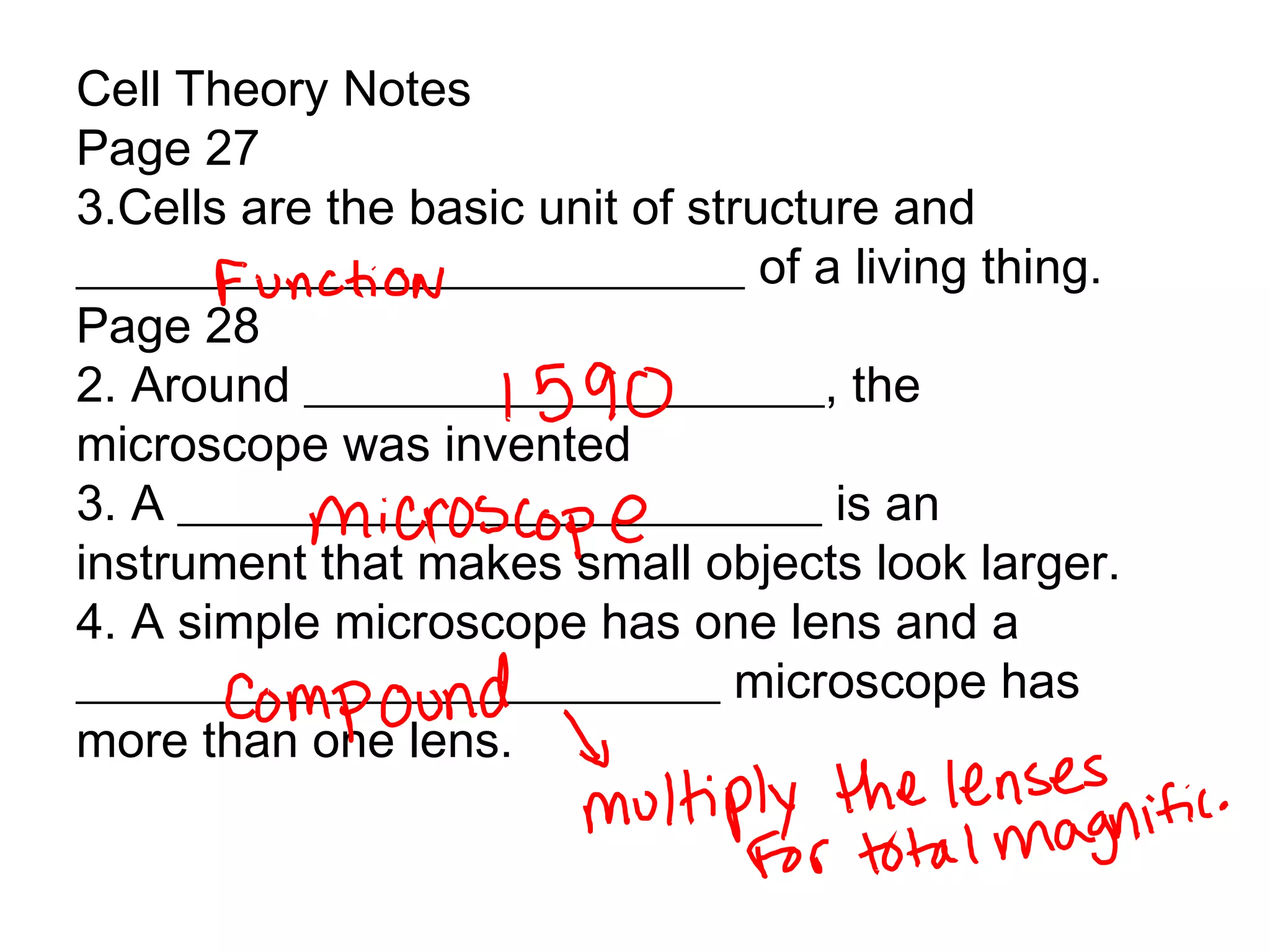 Cell Theory Pd 1 | PPT