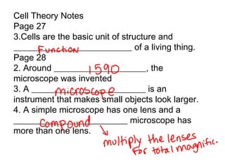 Cell Theory Pd 1 | PPT