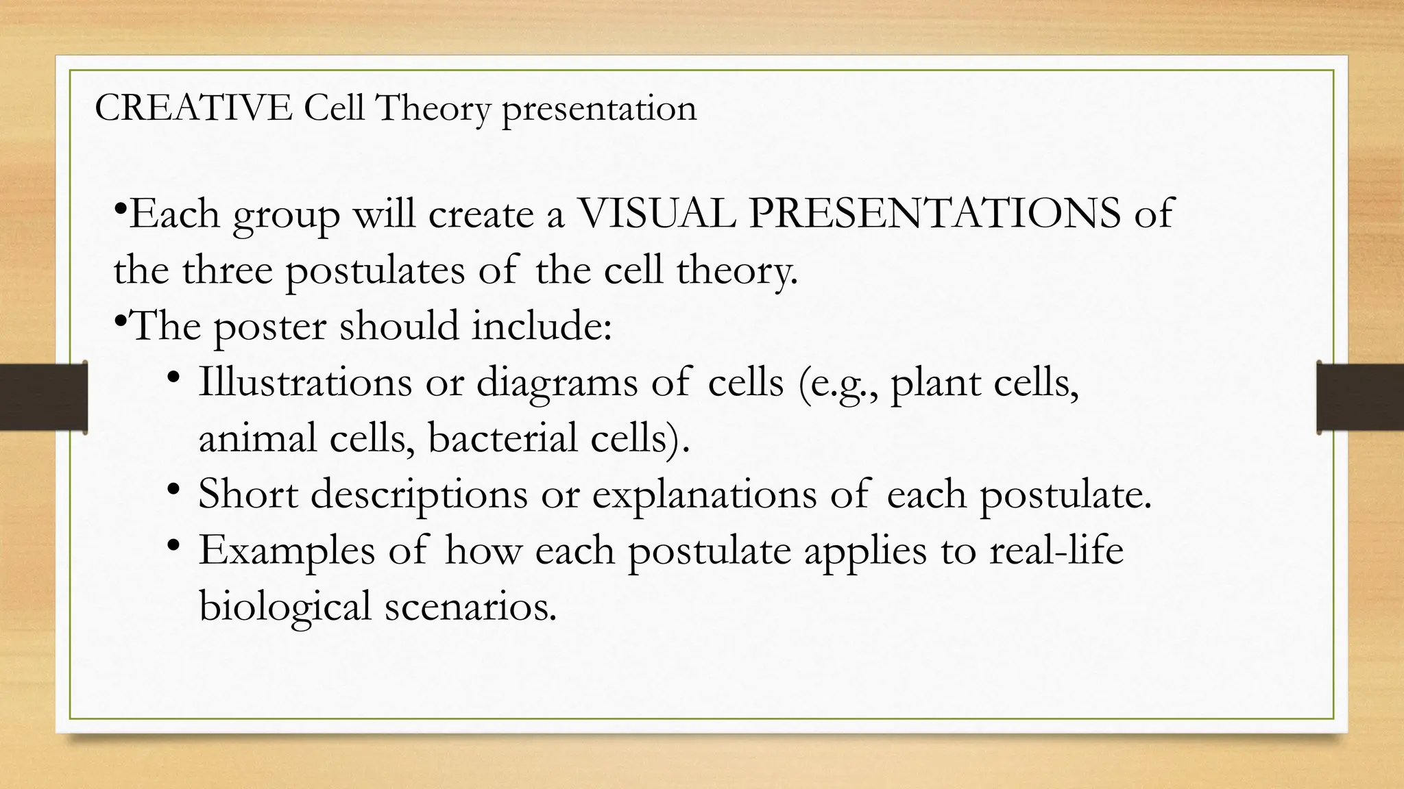 tHE Cell Theory GENERAL BIOLOGY 1ST QUARTER | PPTX