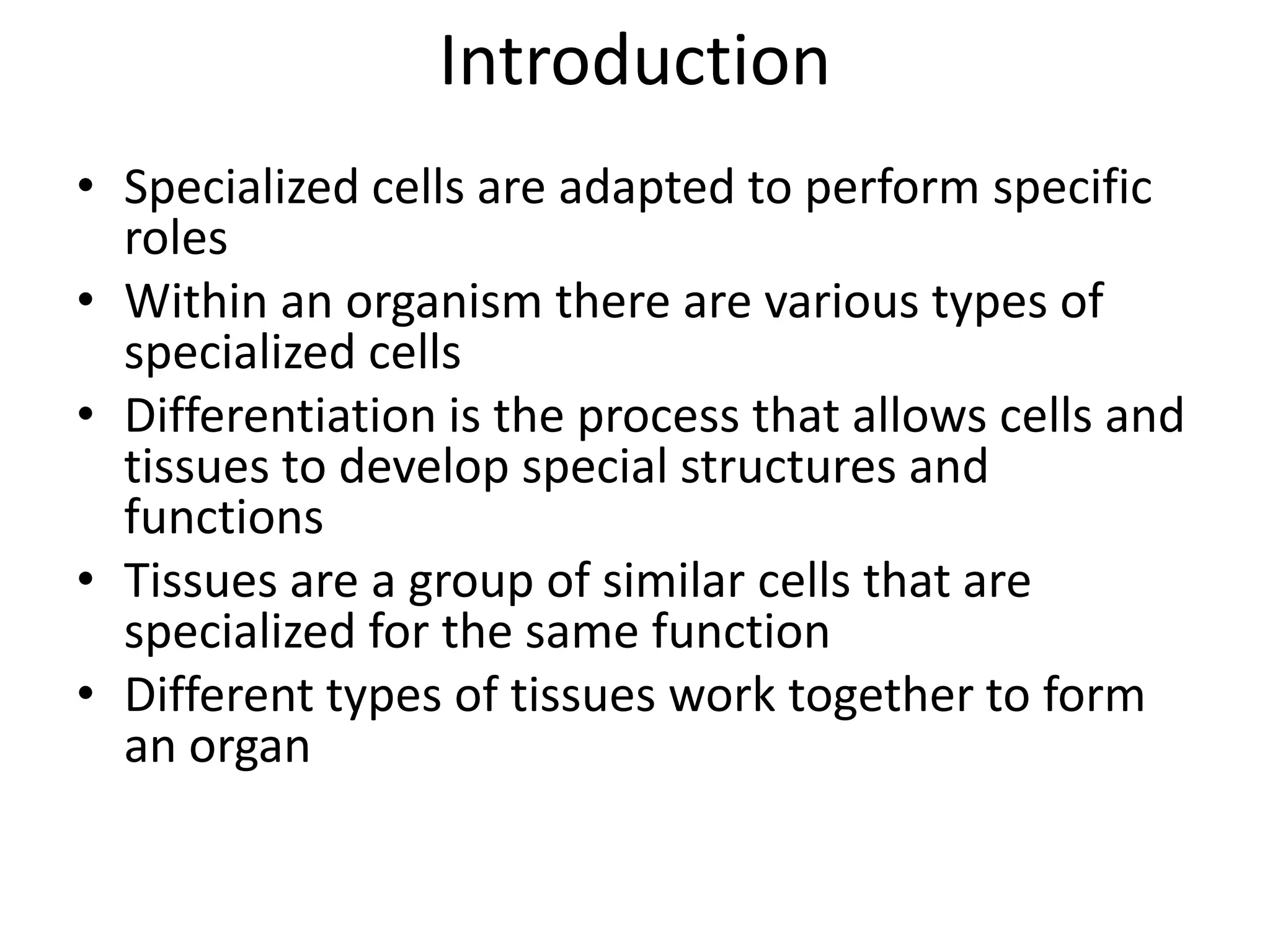 Cell tissues and organs | PPTX