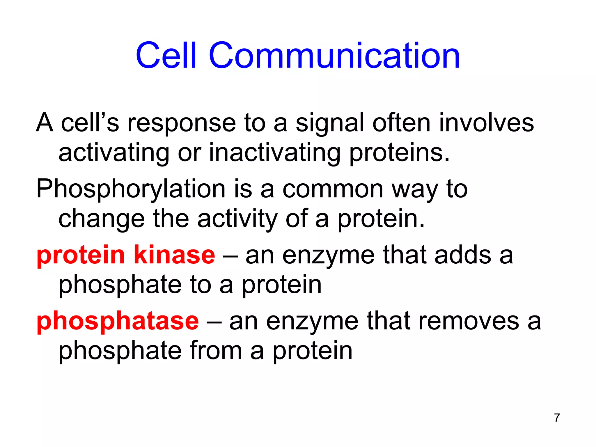 Cell to cell communication | PPT