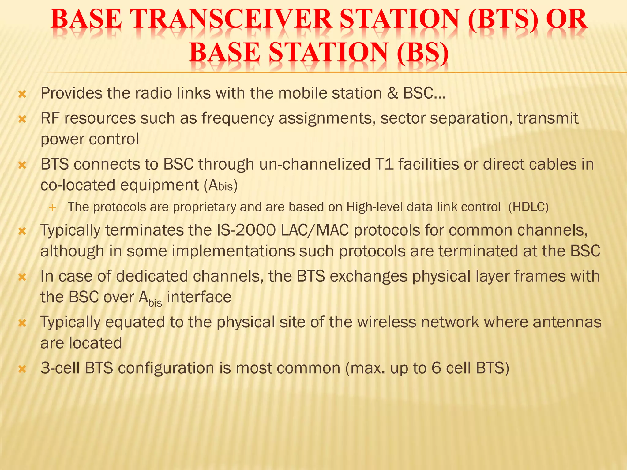 Cell tower, BTS & antennas | PDF
