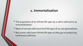 Cell transformation (how normal cell converted to cancerous cell) | PPT