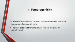 Cell transformation (how normal cell converted to cancerous cell) | PPT