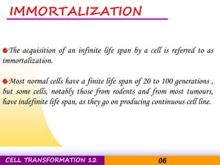 Cell transformation, by kk | PPT