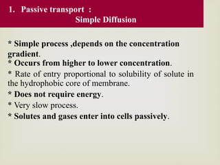 Cell transport mechanism-Biochemistry .pptx