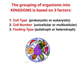 Cell Types and Its function , kingdom of life | PPTX