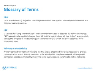 Networking Technology 101: A Glossary of Terms | PPTX