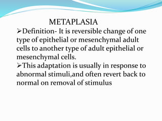 Cellular adaptation | PPTX