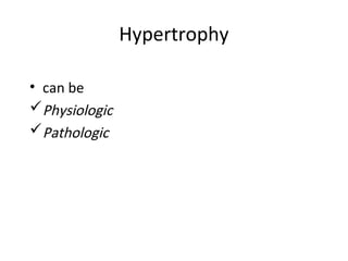 Cellular Adaptations - Cell injury - pathology | PPT