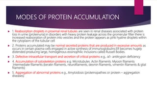 Cellular adaptations & accumulations | PPT