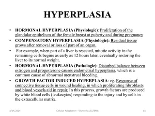 CELLULAR ADAPTATIONS OF GOWTH AND DIFFERRENTIATION.ppt