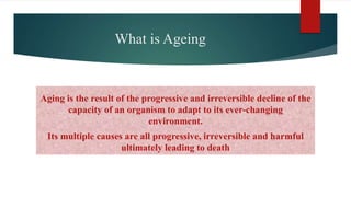 Cellular ageing | PPTX