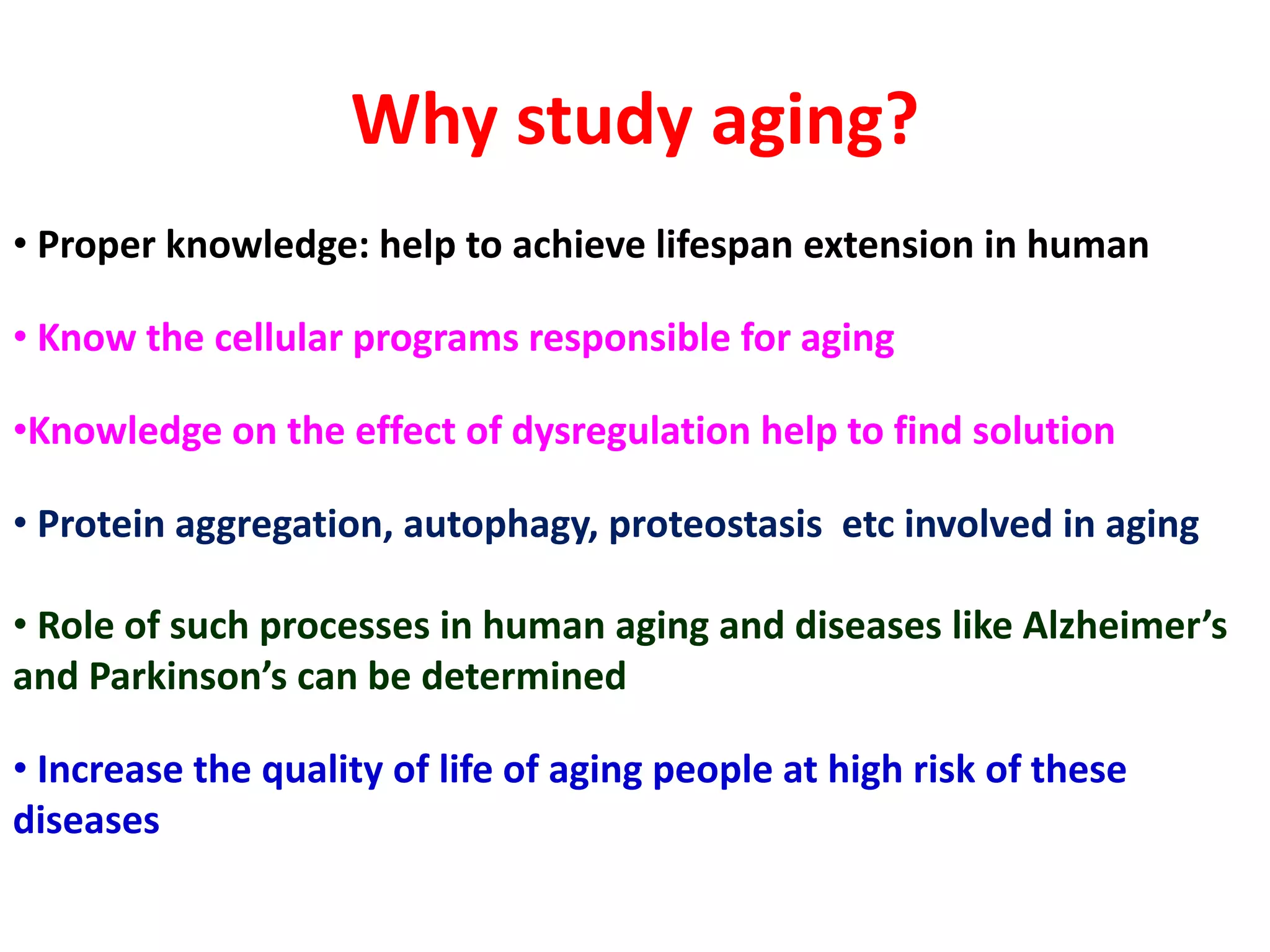 Cellular ageing | PPTX